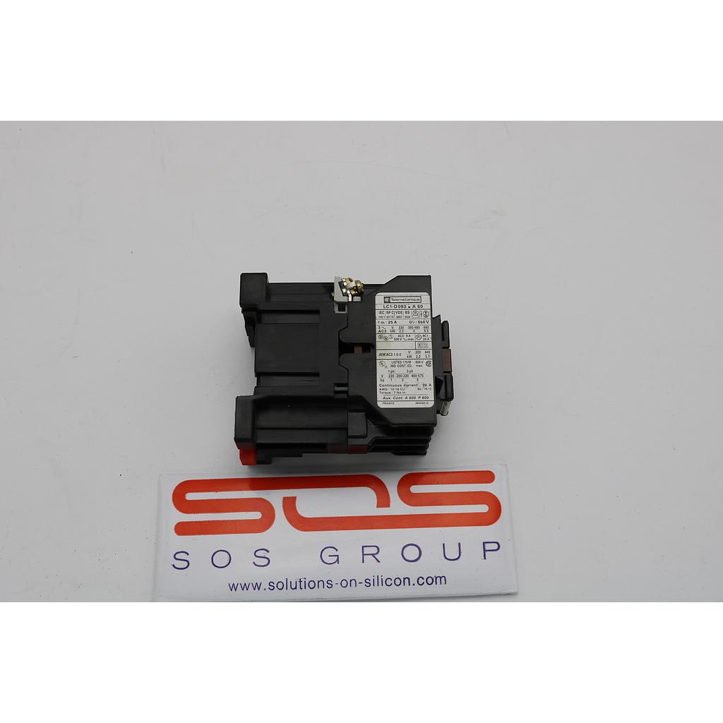 CONTACTOR, 3P, 3PH, 25A, 600V- SOS Ascent'tec